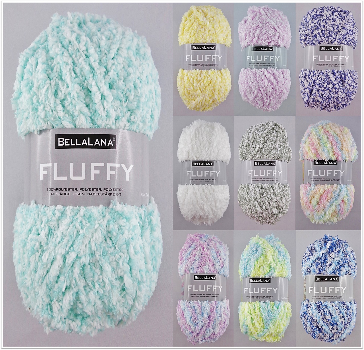 BellaLana Fluffy, 50g Kuschelwolle | Wintergarn | Wolle & Garne ...