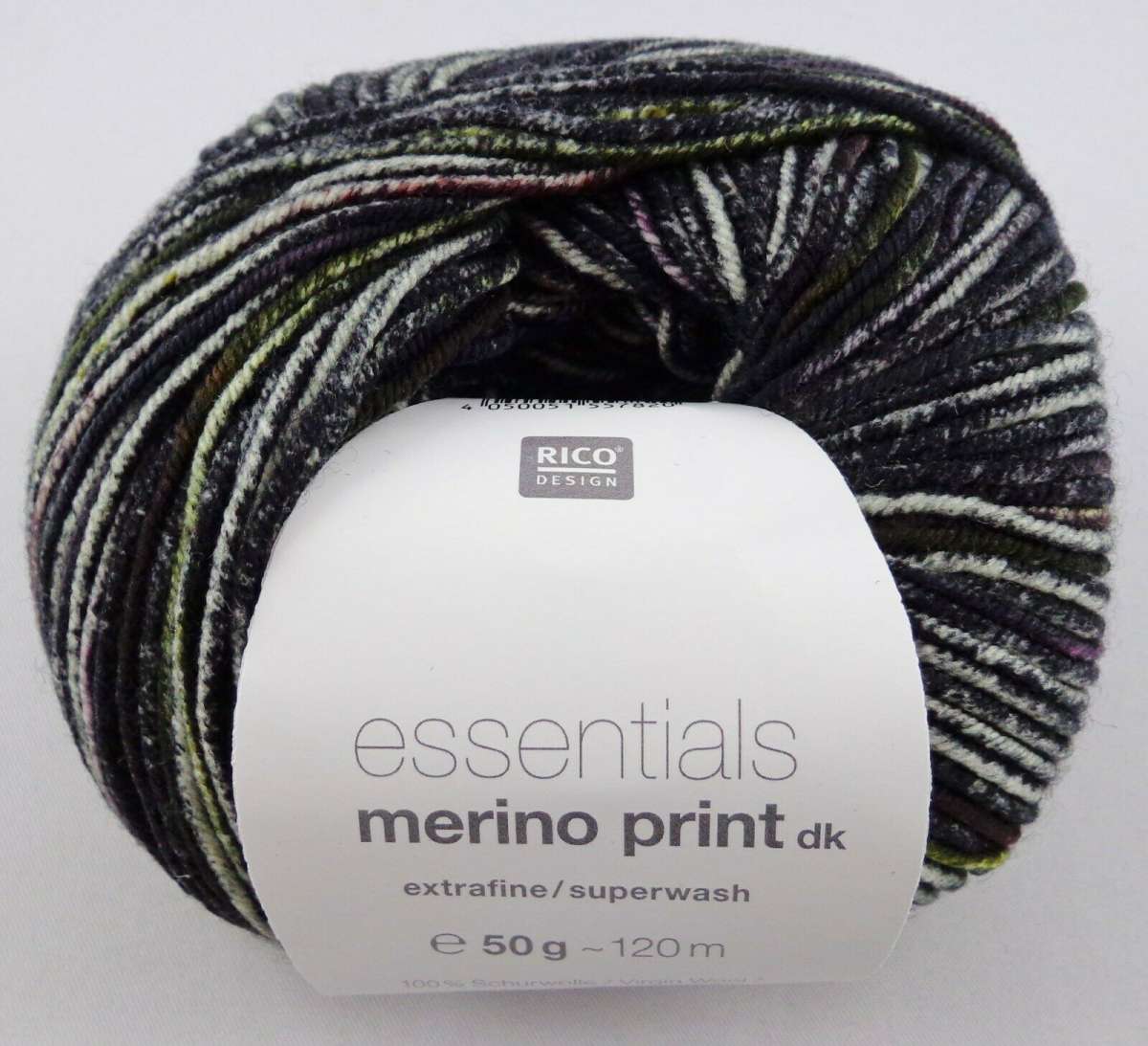 Rico Design Essentials Merino Print dk, 50g Merinogarn | Ganzjahresgarn ...