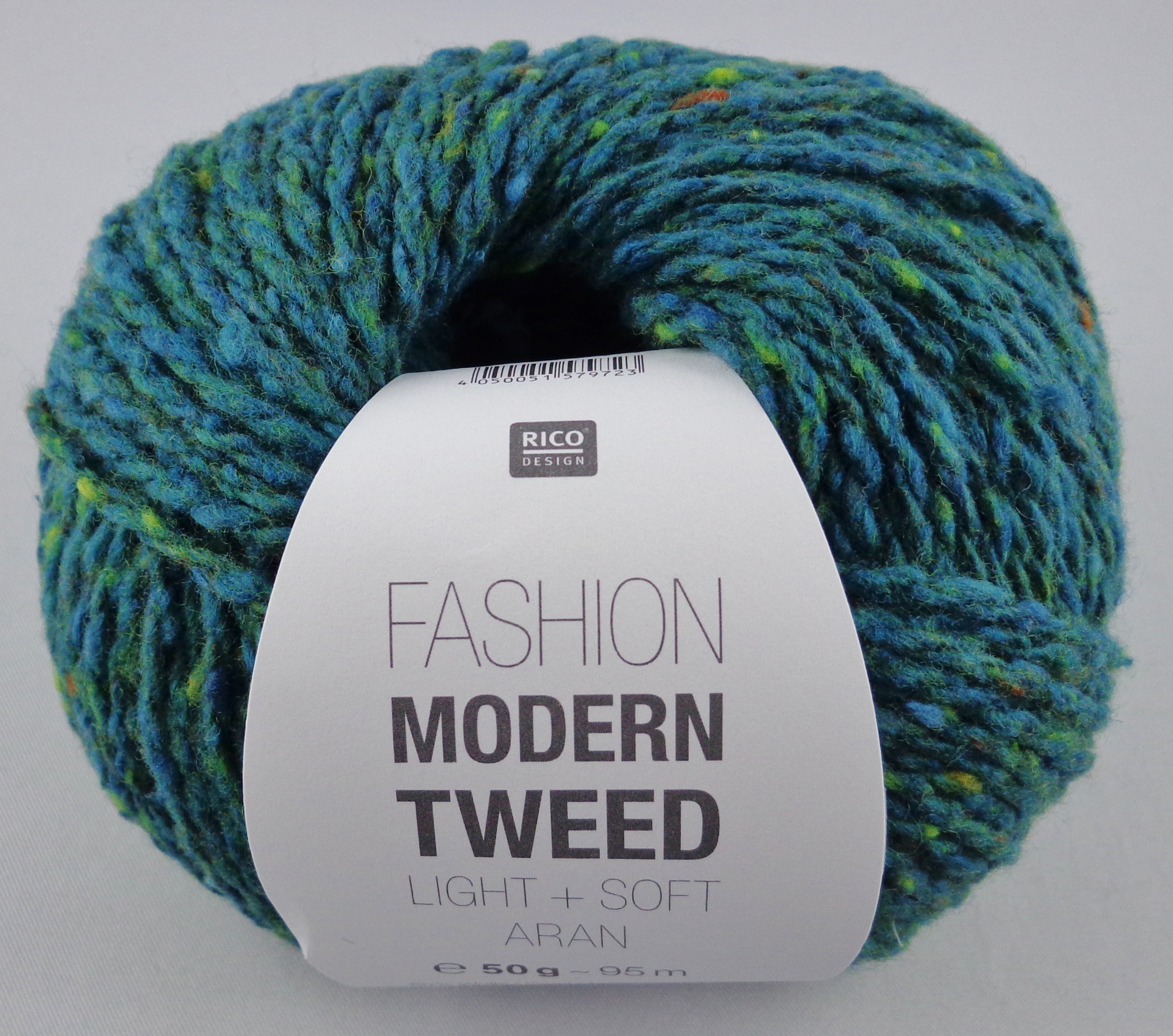 Rico Design Fashion Modern Tweed Light & Soft Aran, 50g Tweedgarn ...