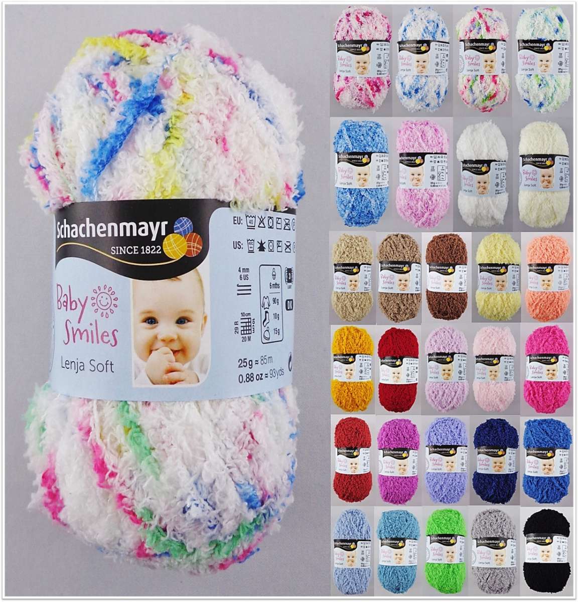 Schachenmayr Baby Smiles Lenja Soft, 25g Babywolle | Babywolle | Wolle ...