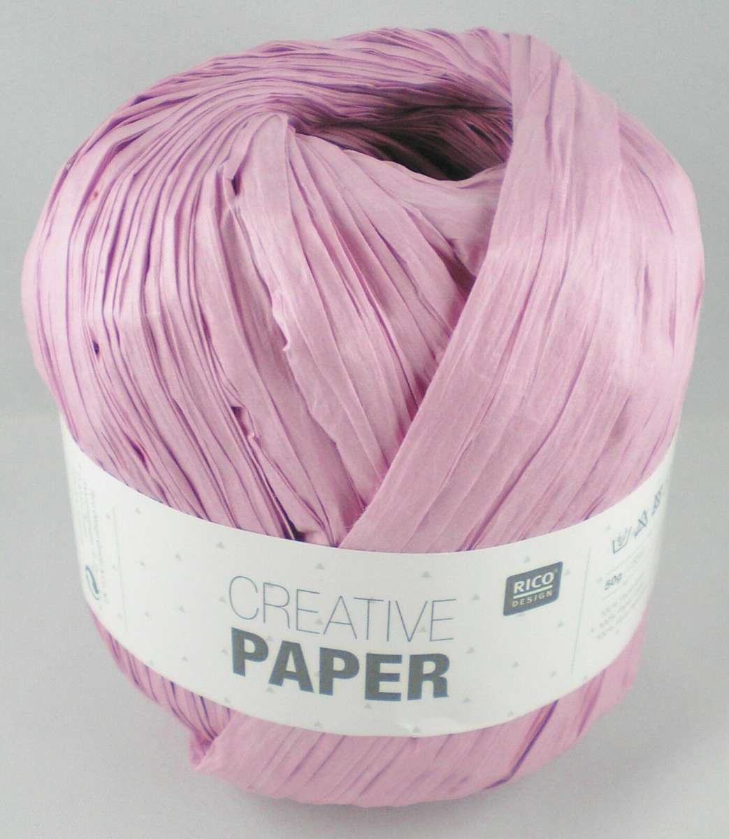 Rico Design Creative Paper, 50g Papierfaser-Garn | Häkelgarn | Wolle ...