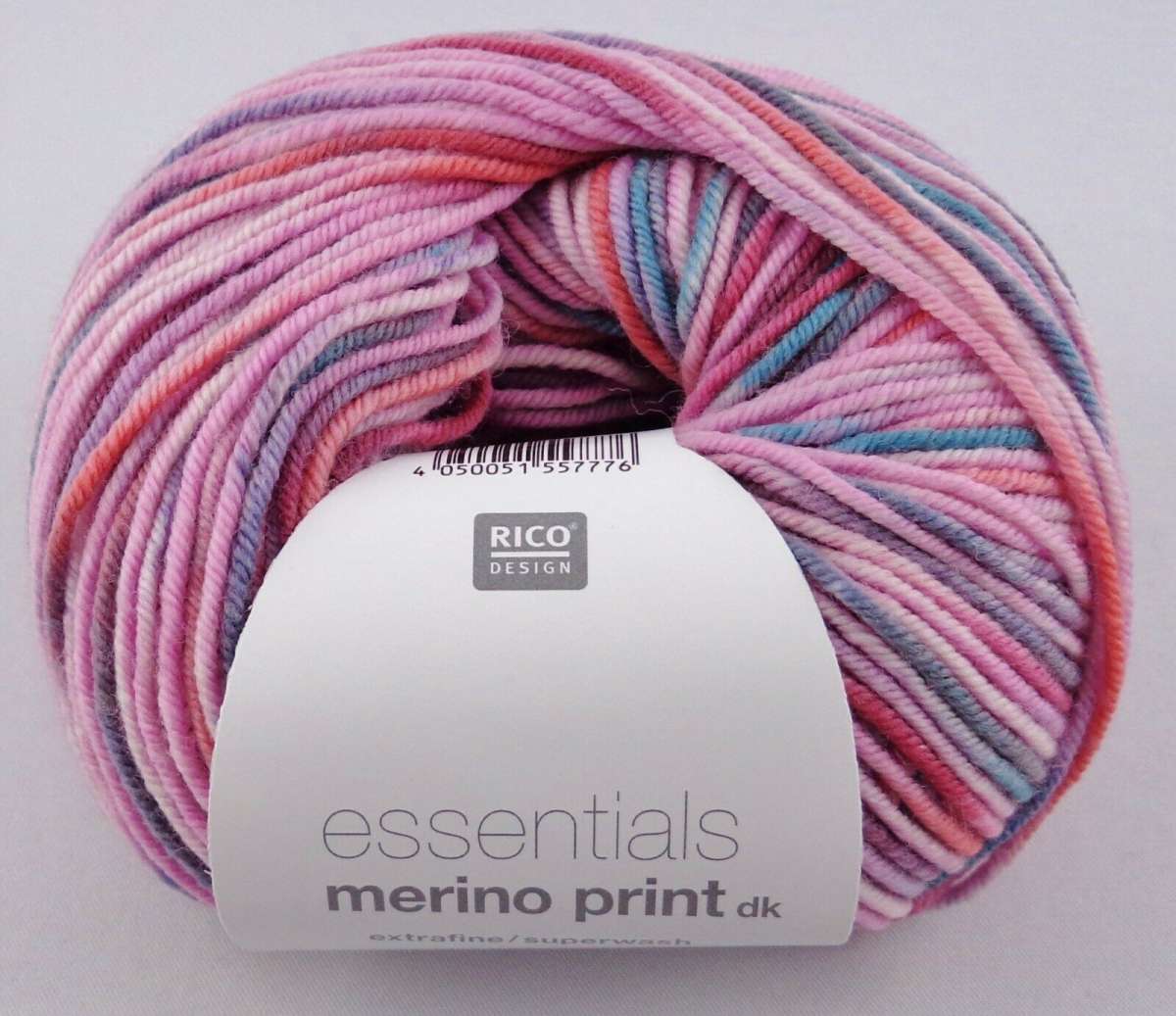 Rico Design Essentials Merino Print dk, 50g Merinogarn | Ganzjahresgarn ...